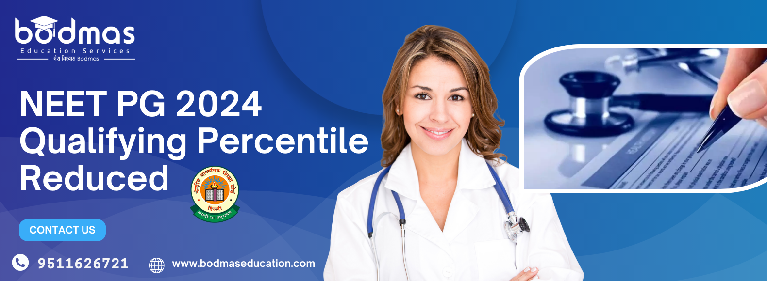 NEET PG 2024 Cutoff Reduced | Revised Qualifying Percentile